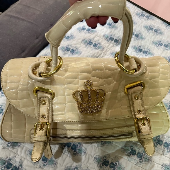 Bags | Ivory Crown Purse | Poshmark